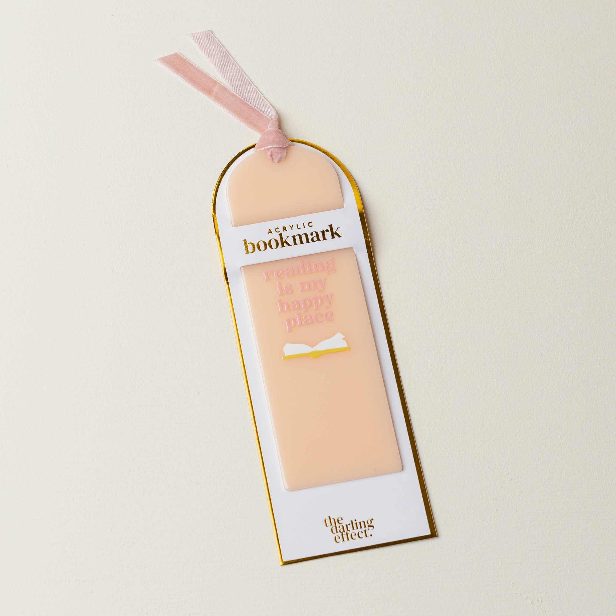 Acrylic Bookmark-Reading is My Happy Place – Love Affair Bookstore
