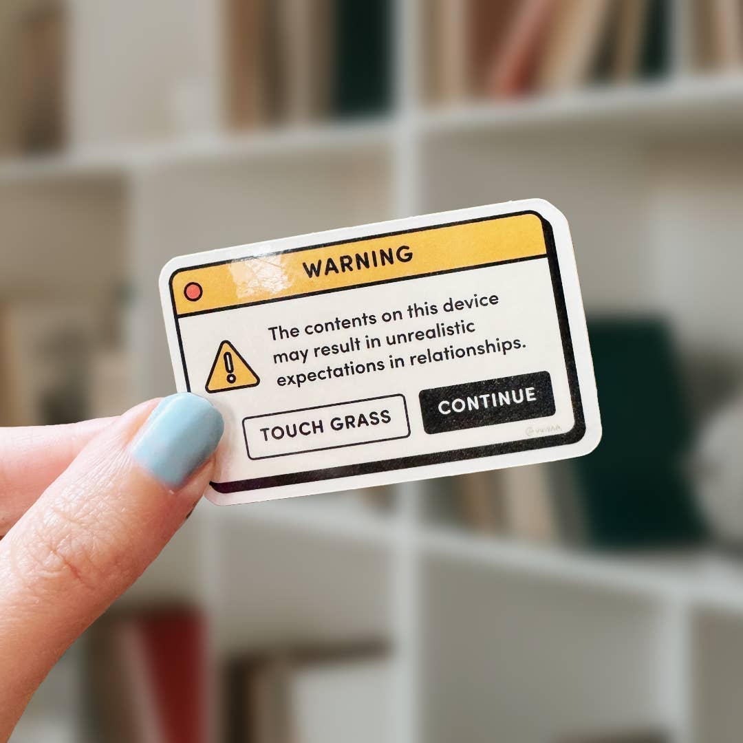 Warning! Unrealistic Expectations in Relationships Sticker – Love ...