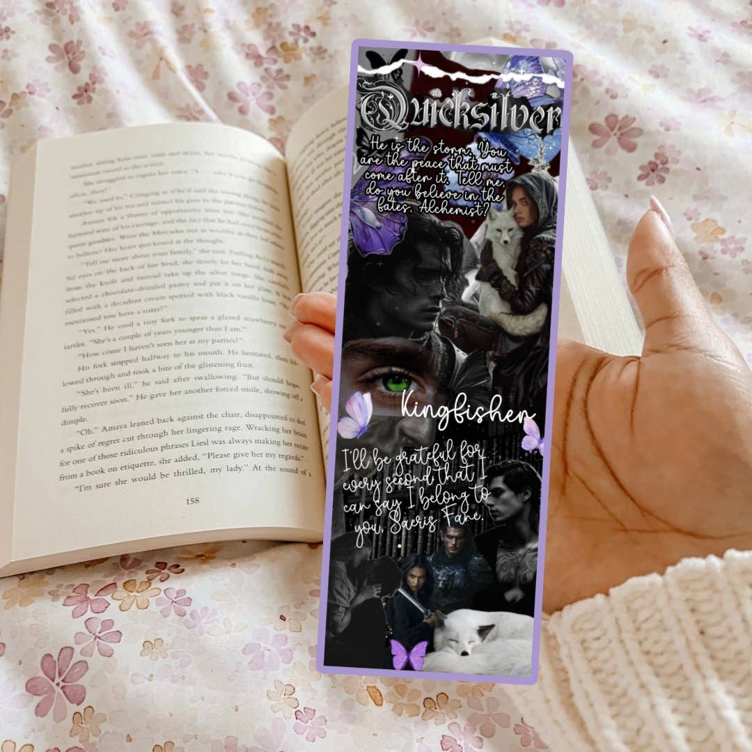 Quicksilver Inspired Collage Bookmark – Love Affair Bookstore